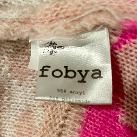 fobya | Sweaters | Fobya Heart Cardigan Sweater Sm | Poshmark